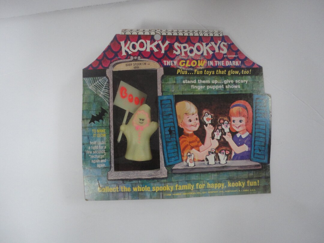Vintage Rare Unused Hasbro Kooky Spookys Glow in the Dark - Etsy
