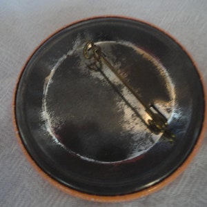 Vintage Metal Swib Industries Orange Black "look Alive You Could Be ...