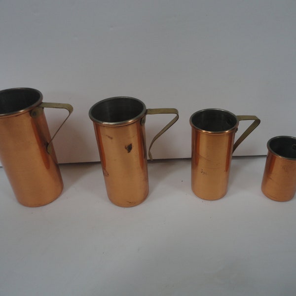 Copper Measuring Cups - Etsy