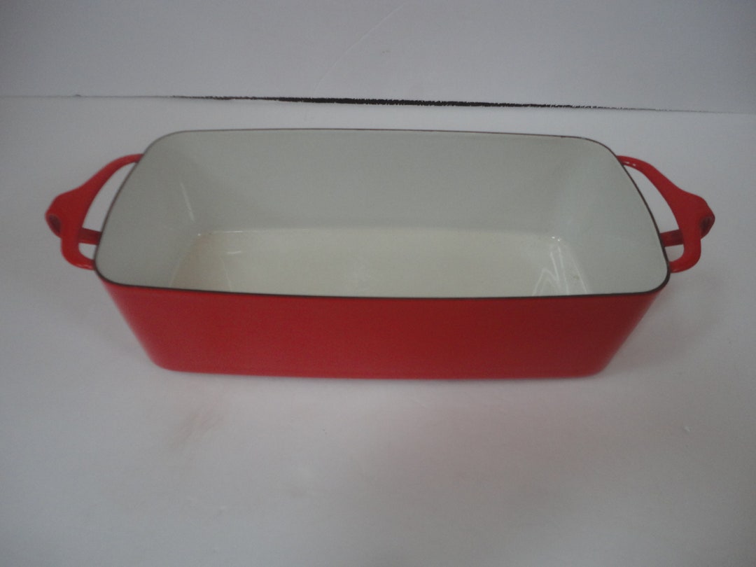 Vintage Unused Dansk Kobenstyle IHQ Red Enamelware Loaf Pan Made in ...