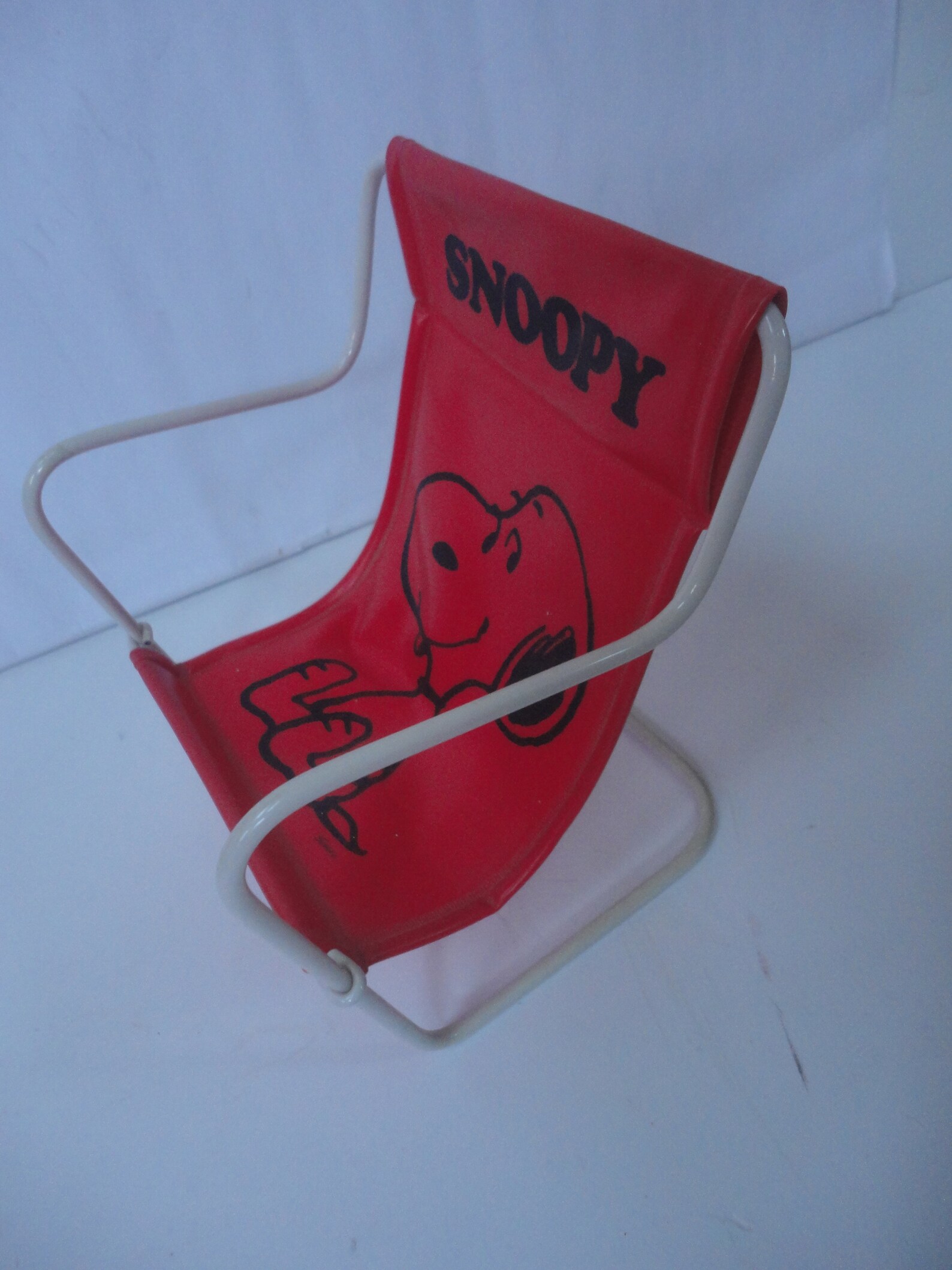 Vintage Red Black Snoopy Plastic Lounge Chair Made by - Etsy