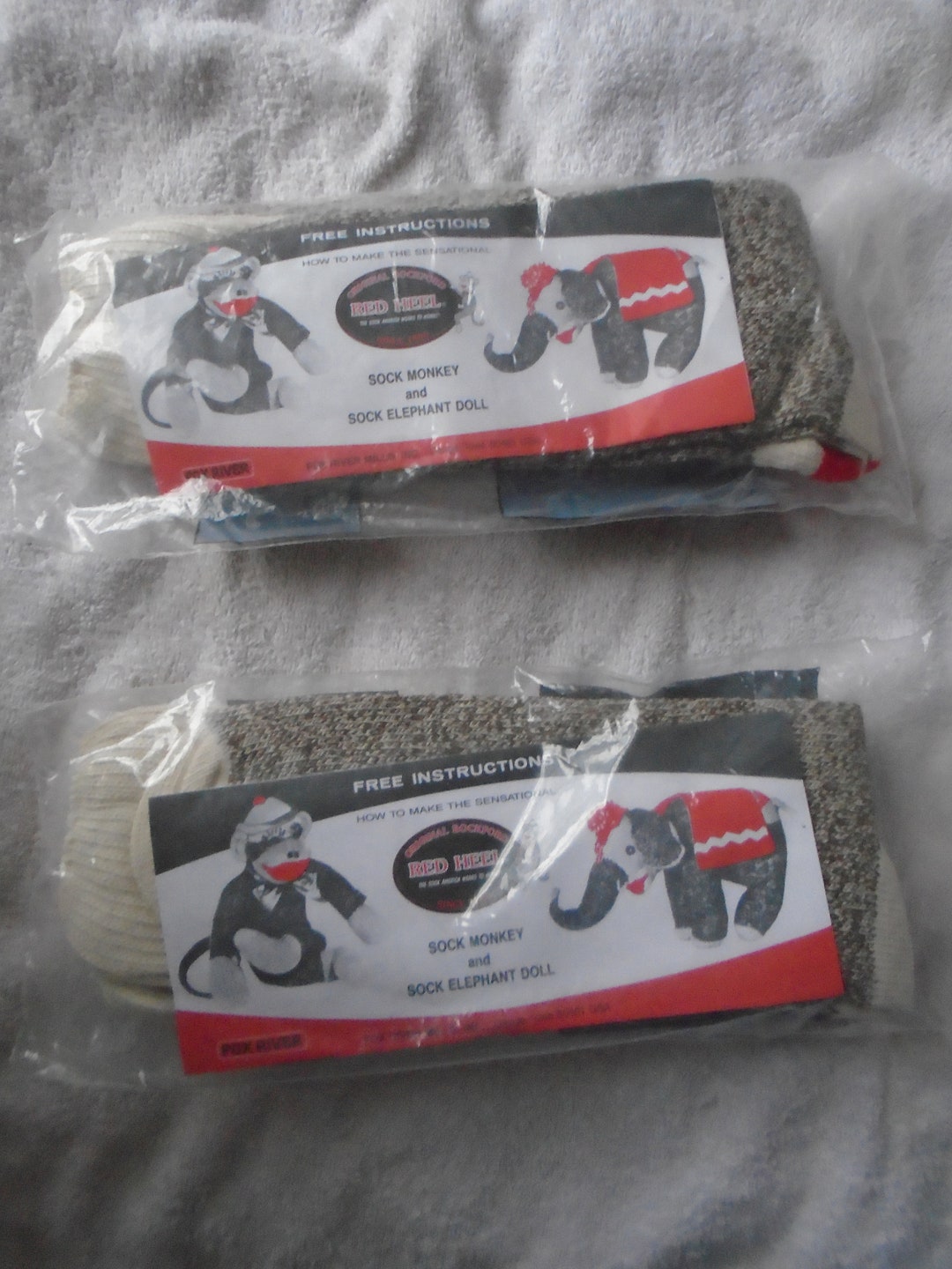 Vintage Unused Genuine Rockford Brown Red Monkey Socks, Monkey Toy ...