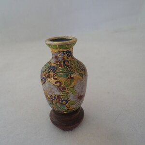 Vintage Miniature Enamel Chinese Cloisonne, Chinese Cloisonne ...