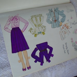 Vintage Unused Simply Sam Paper Doll and Clothes Made in USA, Uncut ...