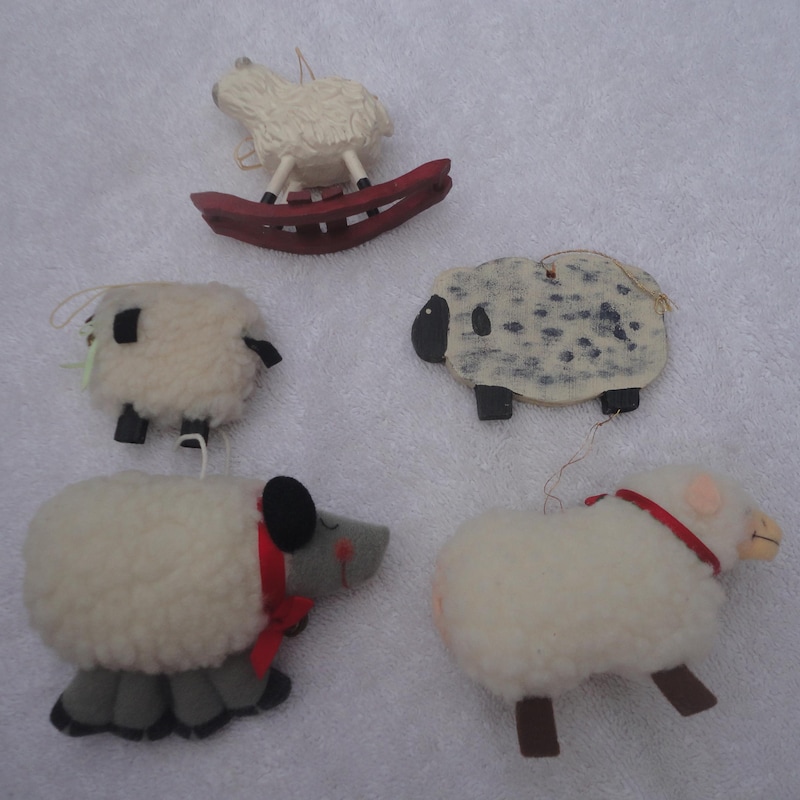 Vintage Fuzzy Sheep - Etsy
