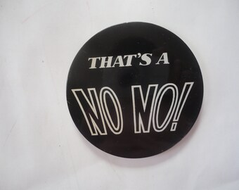 NO 1 Inch Button - Etsy