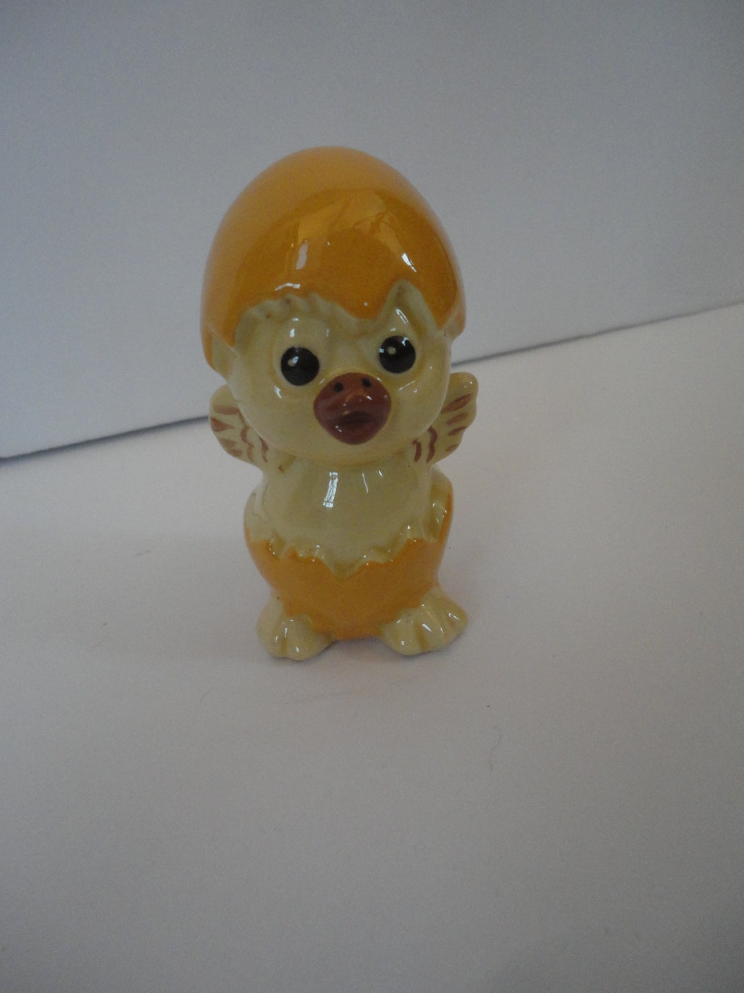 Vintage Cute Ceramic Hatching Easter Chick, Hatching Chick, Ceramic ...