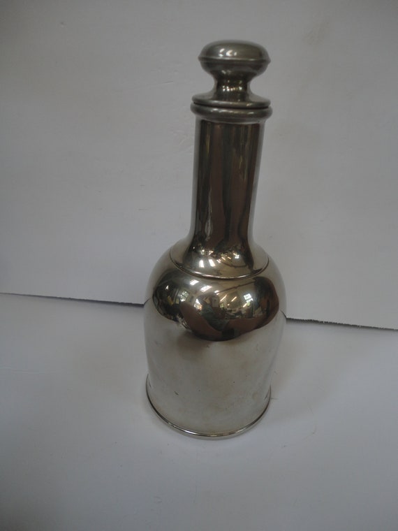 Vintage Landers Frary and Clark Stainless Steel Glass Decanter - Etsy