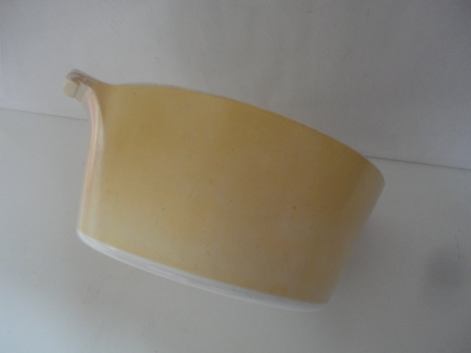 Vintage Ceramic Glass Harvest Yellow Corning Ware Casserole Dish Made ...