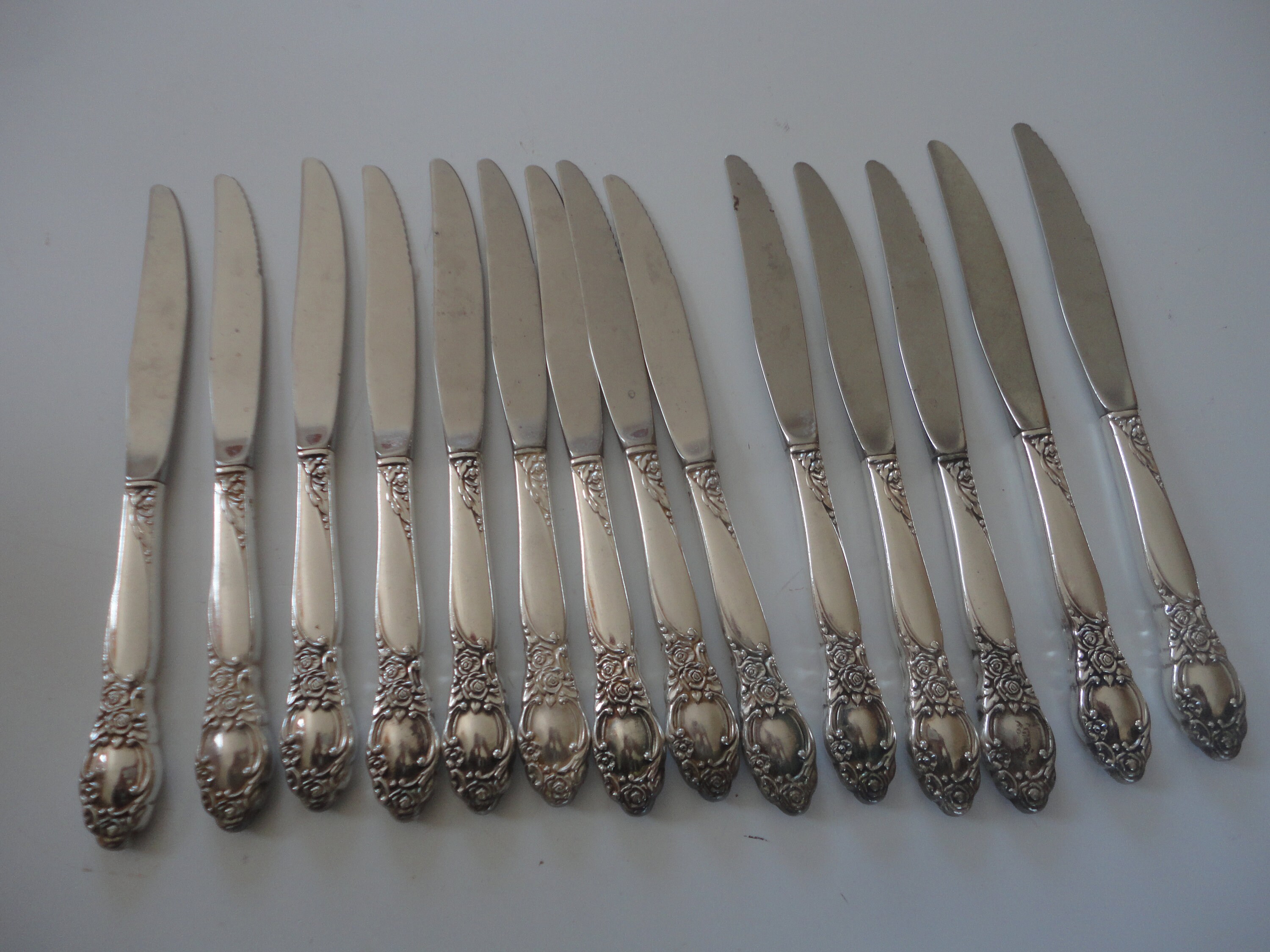 Vintage Oneida Ltd Silversmiths Ballad Knives Oneida Silver - Etsy Israel