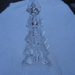 Vintage Mikasa Clear Glass Christmas Tree, Glass Christmas Tree, Mikasa ...