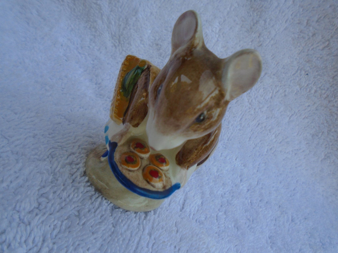 Vintage Beatrix Potter Ceramic Appley Dappy Figurine Made in Beswick ...