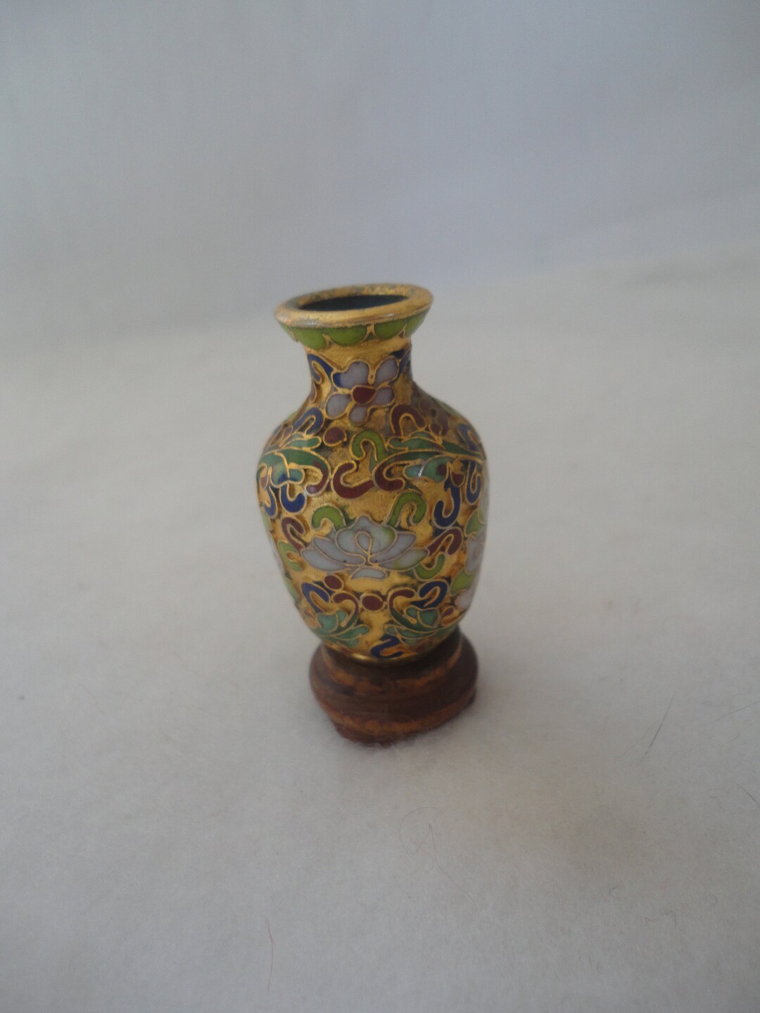 Vintage Miniature Enamel Chinese Cloisonne, Chinese Cloisonne ...