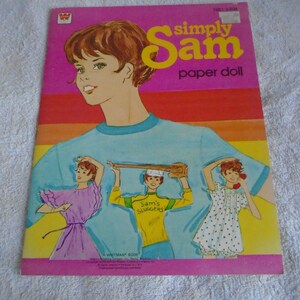 Vintage Unused Simply Sam Paper Doll and Clothes Made in USA, Uncut ...