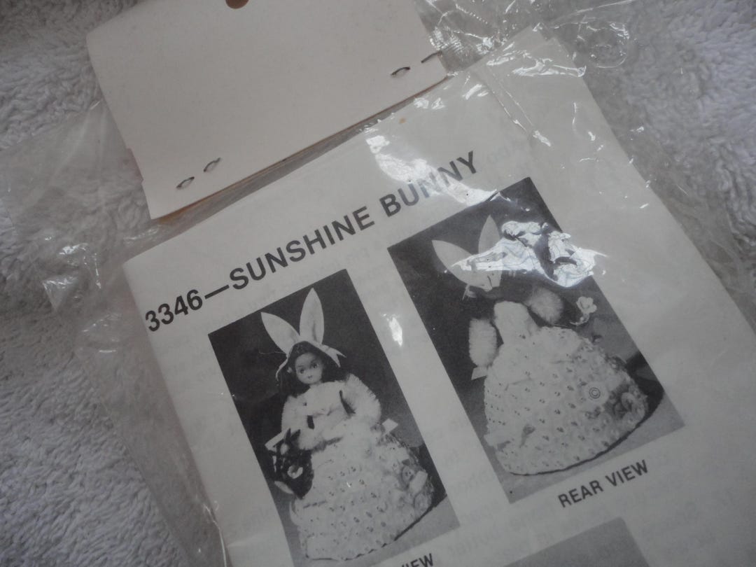 Vintage New Old Stock Walco Products Easter Bunny Beaded Doll Kit Made ...