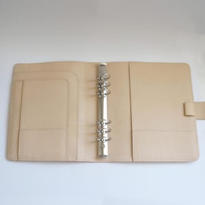 A5 Size Ring Binder/planner Real Leather Cover ~ Rings - Etsy