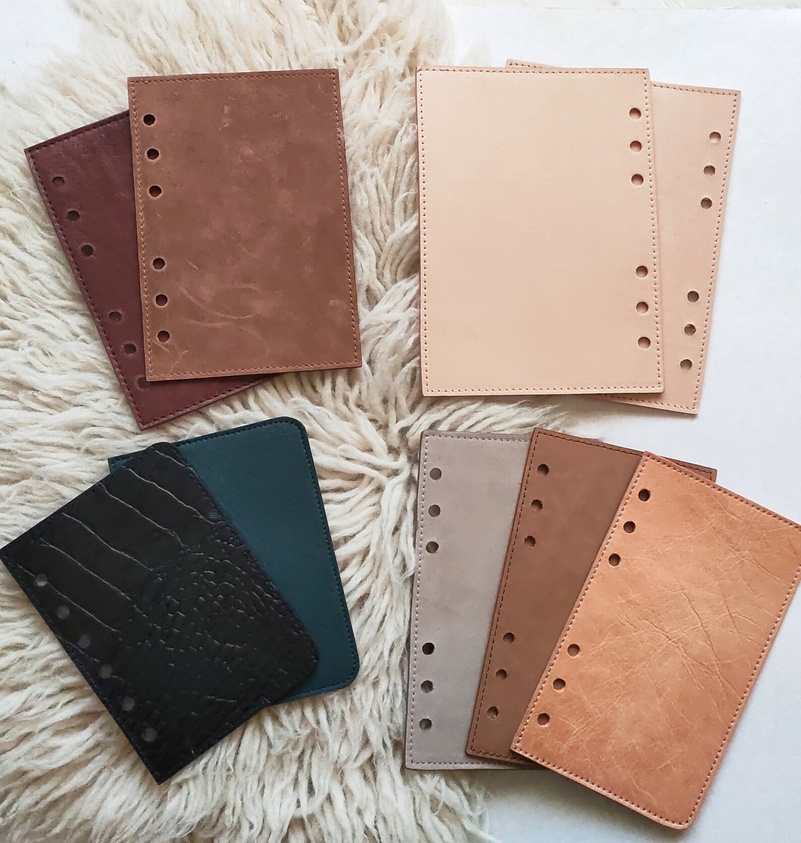 Leather Flyleaf With a Secretarial Pocket Choose Your - Etsy