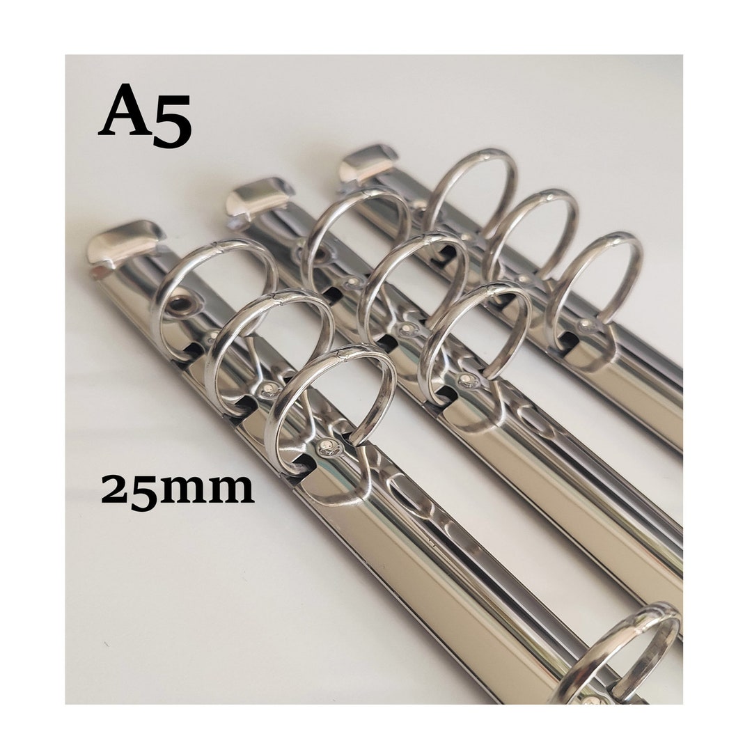 6 Ring Binder Mechanism to Build a Planner A5 Format, Metal Filling ...