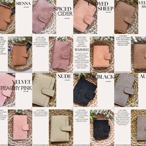 A6 Rings Binder/planner Real Leather Cover True USA Size A6 - Etsy