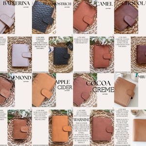 A6 Size Leather Travelers Notebook handmade Leather Planner Cover ...