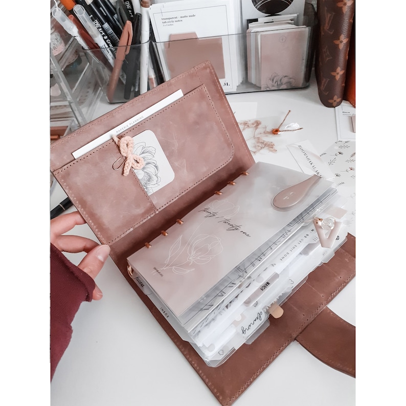 Personal Ring Binder/planner Real Leather Agenda Personal - Etsy