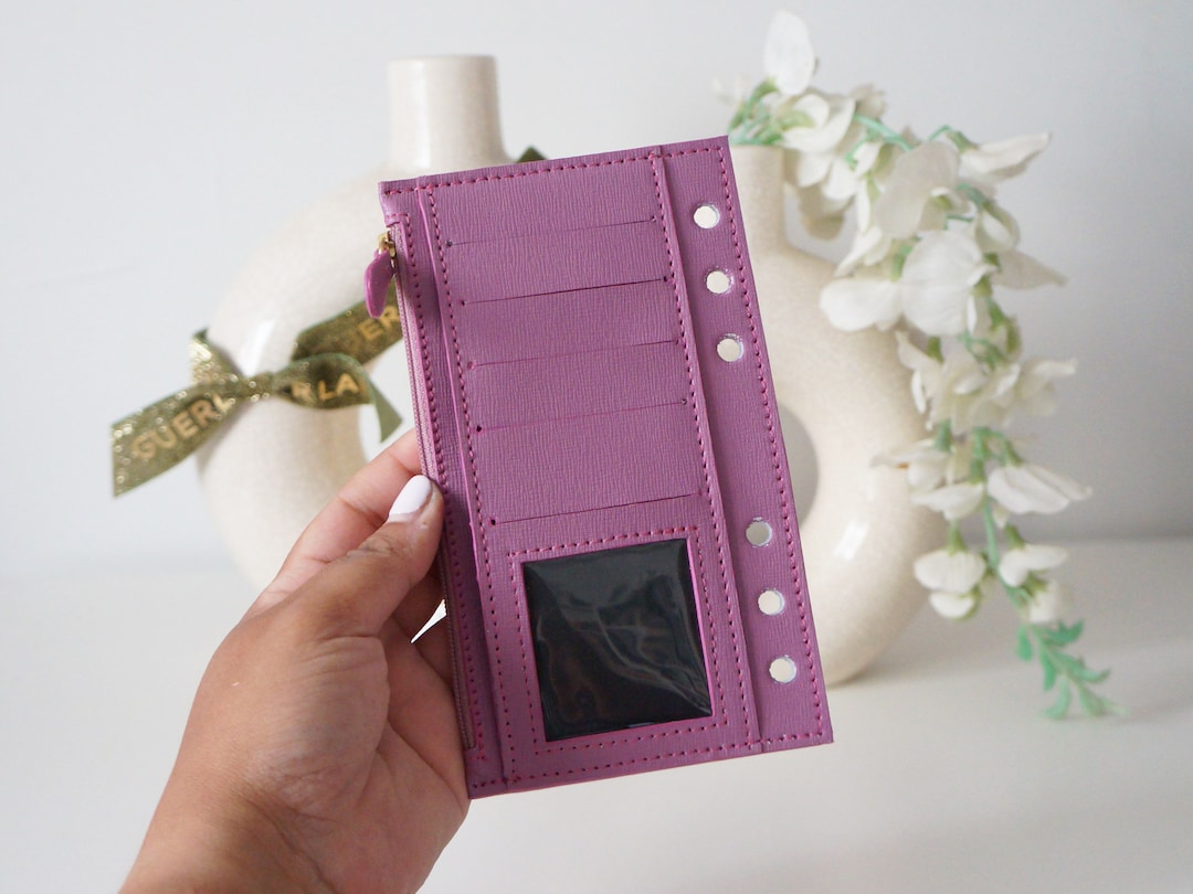 Personalized Leather Flyleaf With a Secretarial Pocket for Personal ...