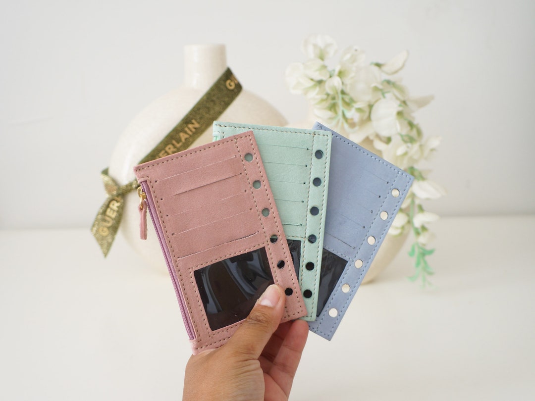 Personalized Leather Flyleaf With a Secretarial Pocket for Pocket Ring ...