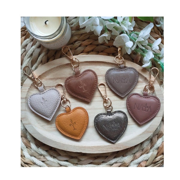 Heart Key Chain - Etsy