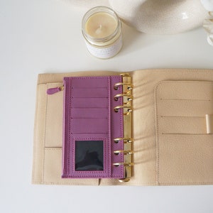 Personalized Leather Flyleaf With a Secretarial Pocket for FCC Ring ...