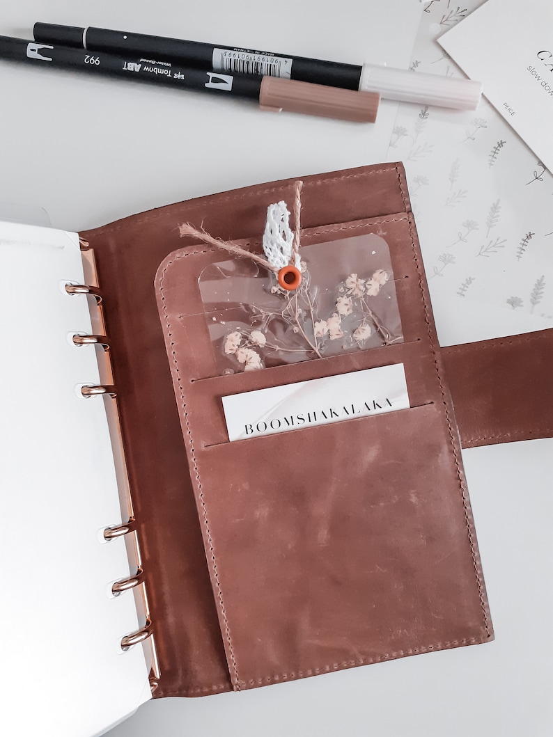 Personal Ring Binder/planner Real Leather Agenda Personal - Etsy