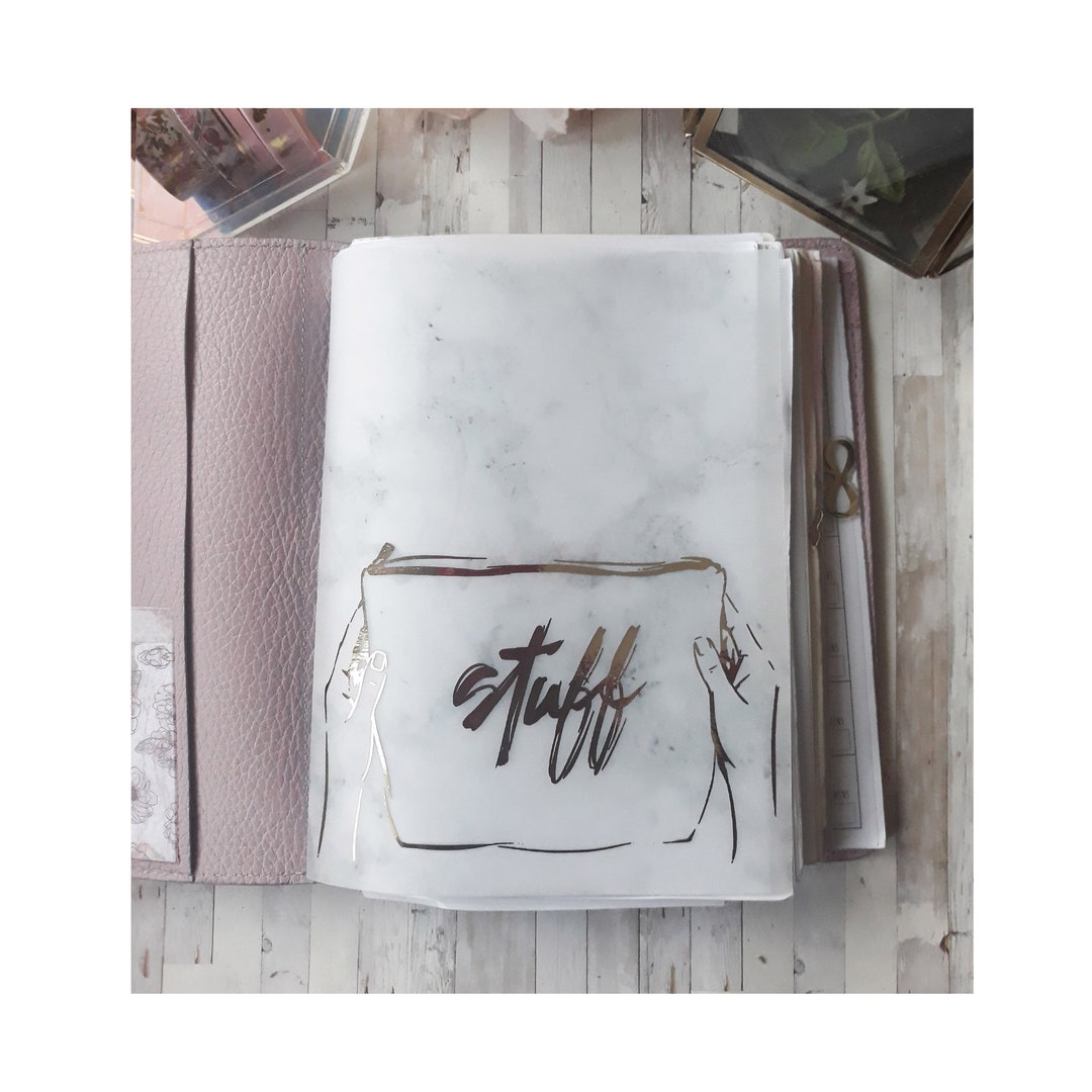 VELLUM stuff Dashboard for Travellers Notebook and Ringbound Planners ...