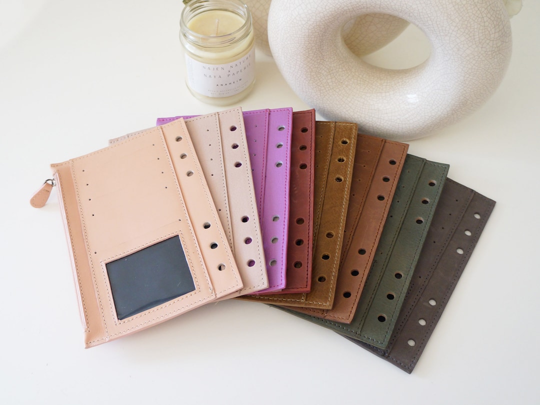 Personalized Leather Flyleaf With a Secretarial Pocket for FCC Ring ...