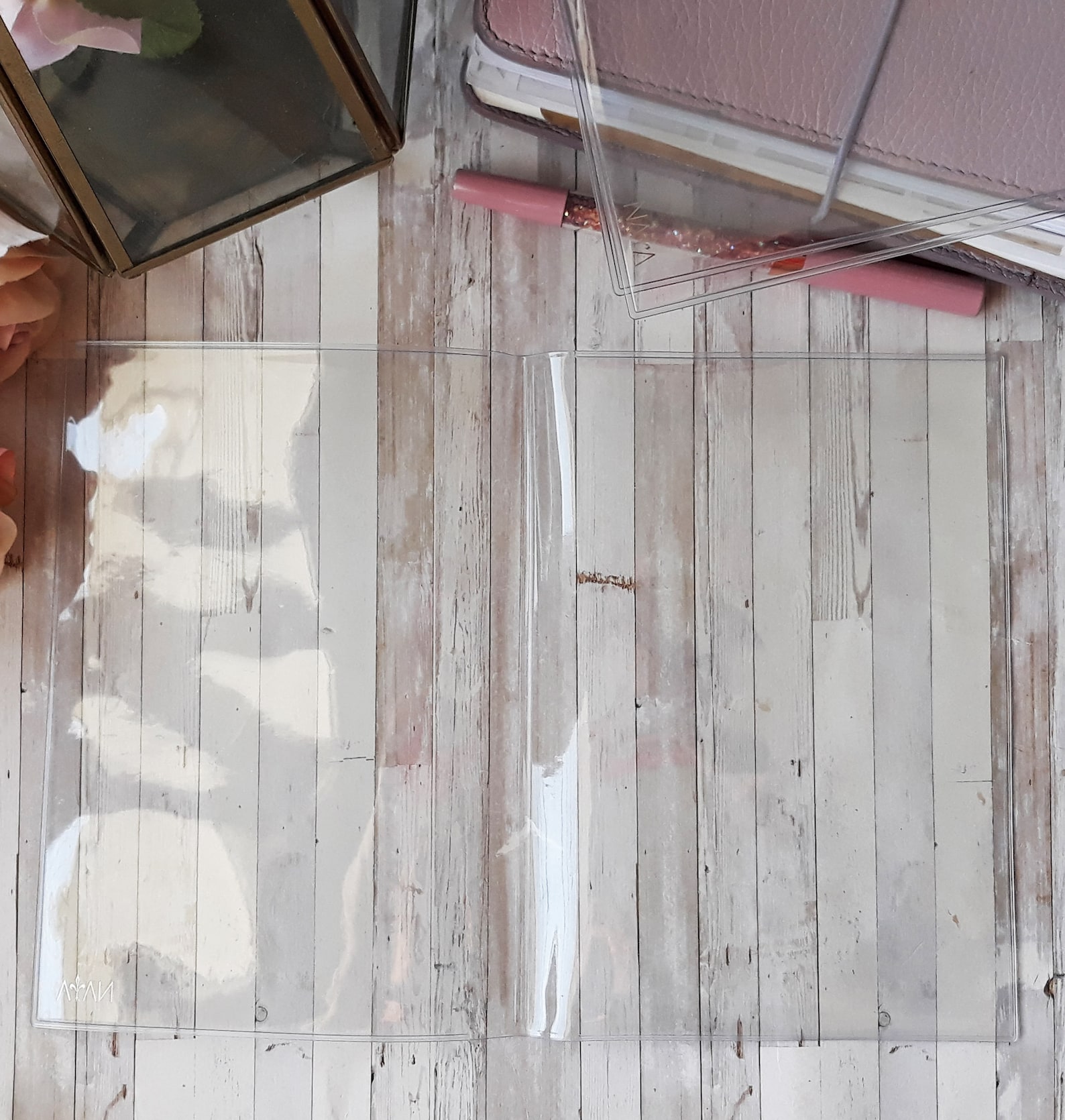 CLEAR VINYL Travelers Notebook Dashboard Planner Accessories - A6 and ...