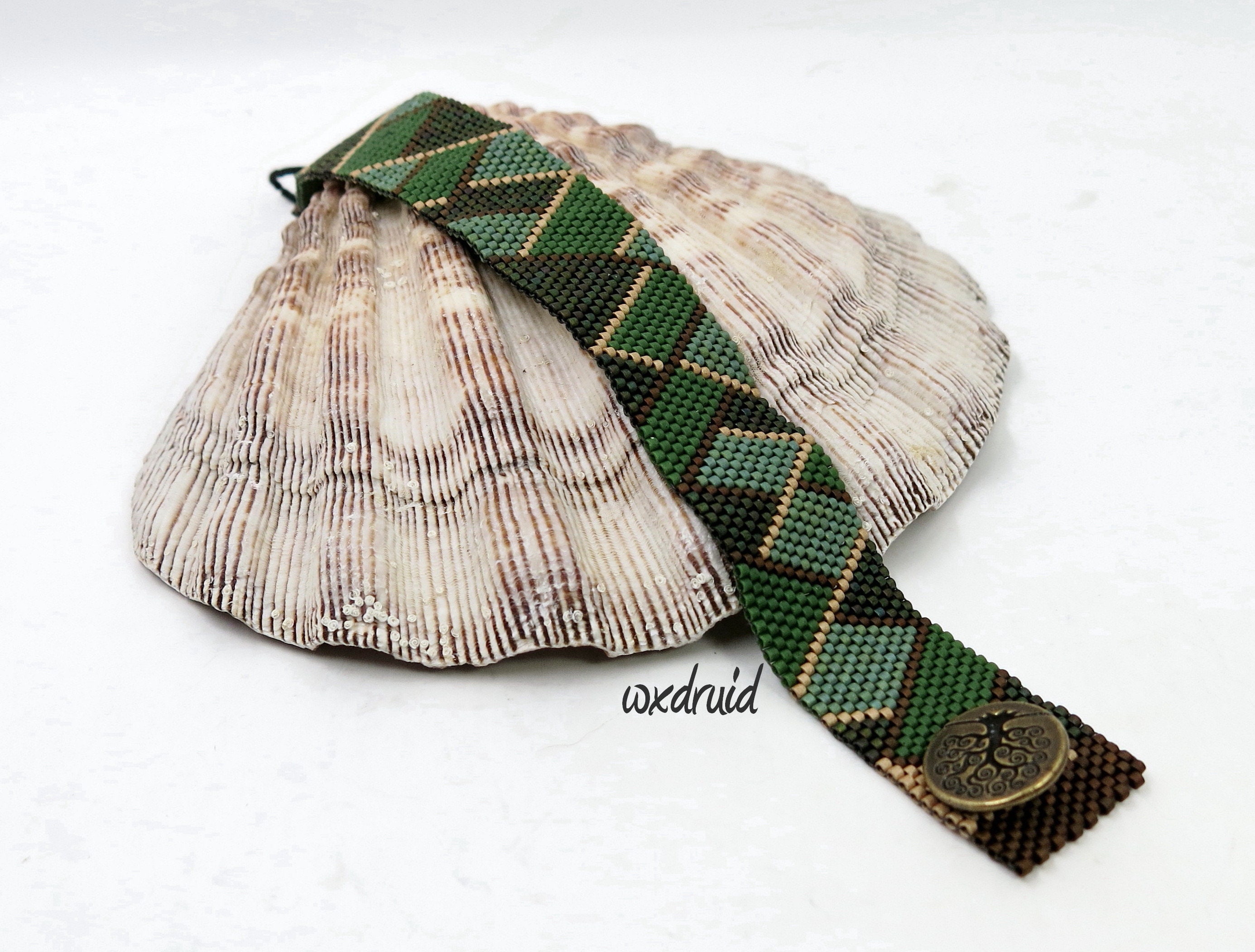 Forest Canopy : Even Count Peyote Stitch Pattern, PDF Download, Single ...