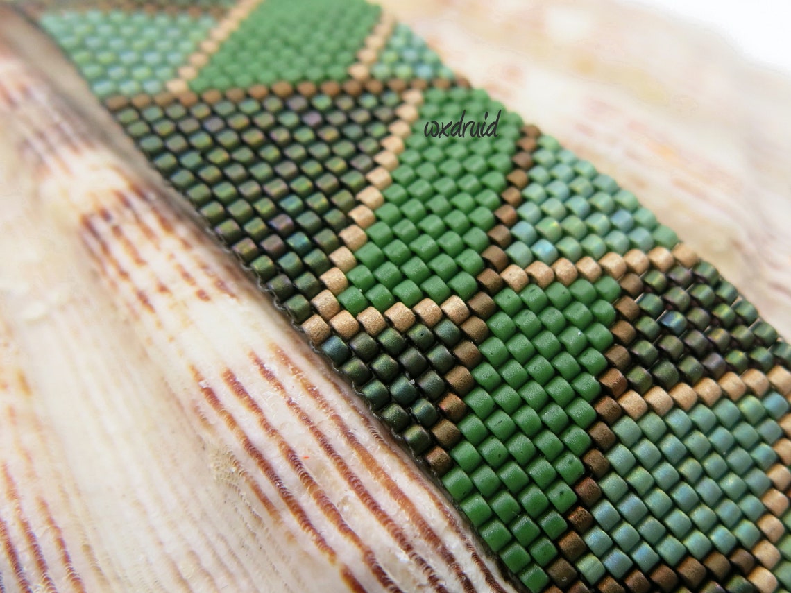 Forest Canopy : Even Count Peyote Stitch Pattern, PDF Download, Single ...