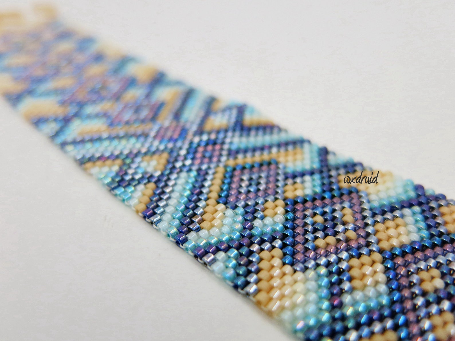 Interlocking Diamonds : Odd Count Peyote Stitch Pattern, PDF Download ...