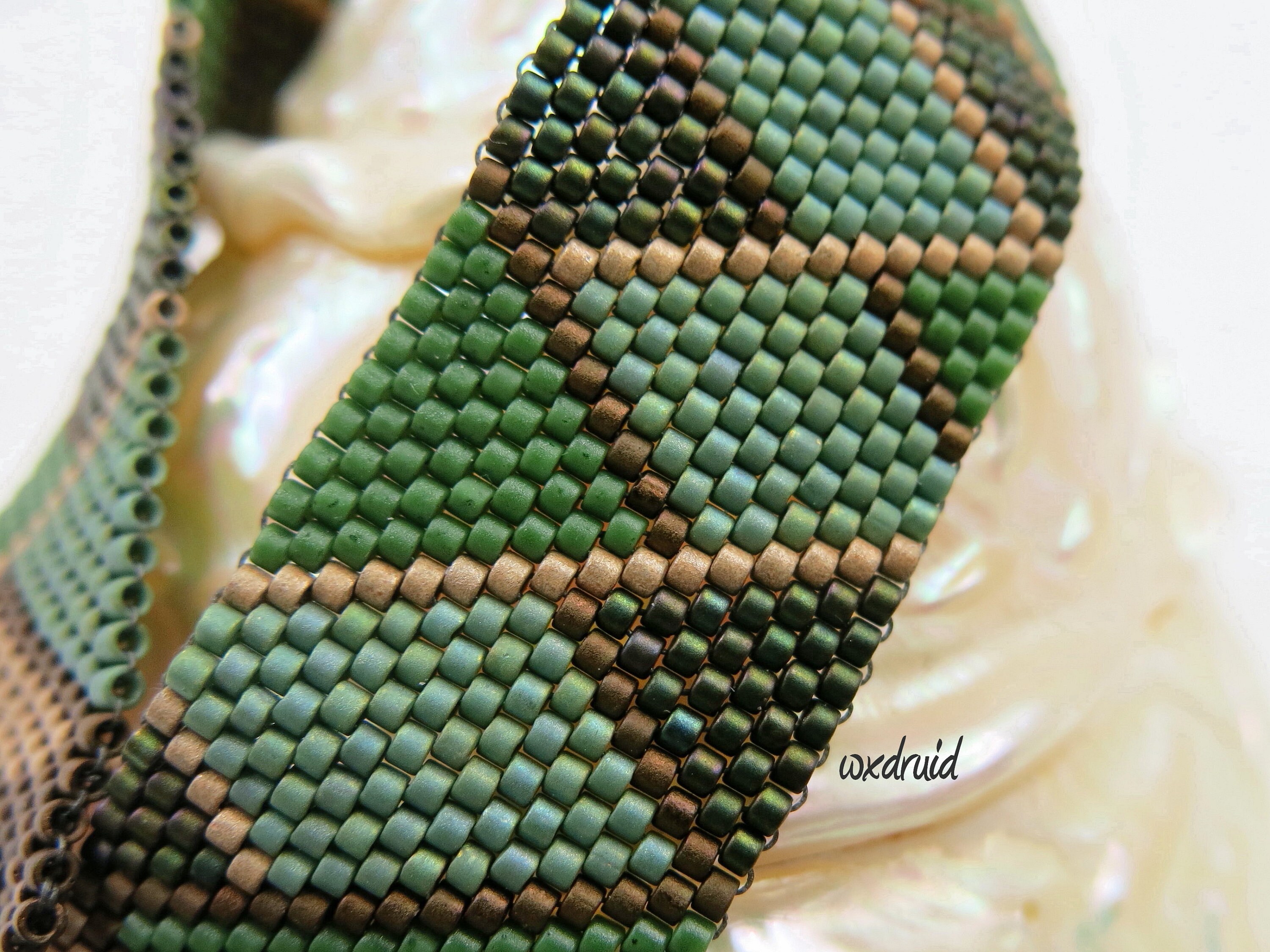 Forest Canopy : Even Count Peyote Stitch Pattern, PDF Download, Single ...