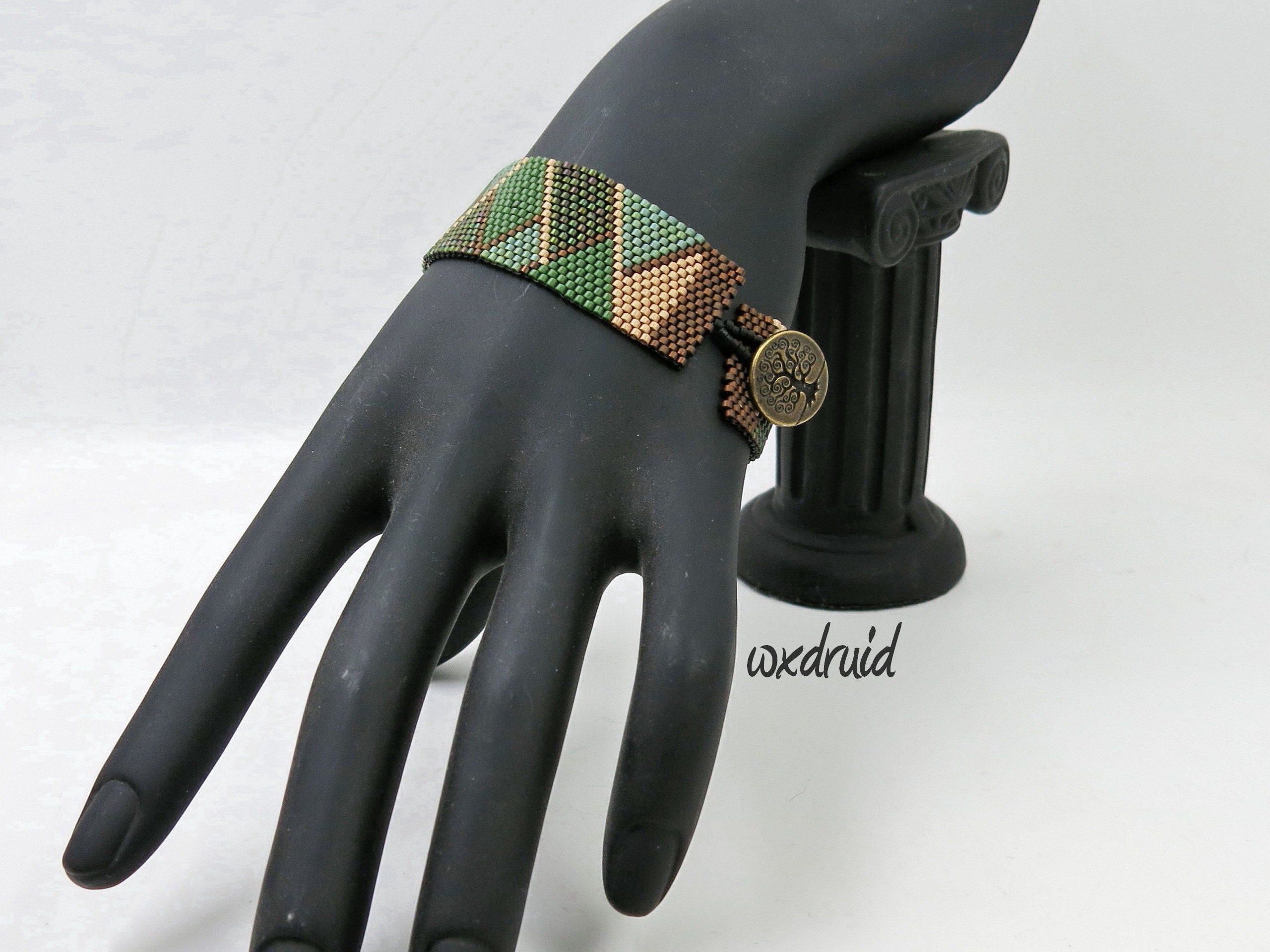 Forest Canopy : Even Count Peyote Stitch Pattern, PDF Download, Single ...