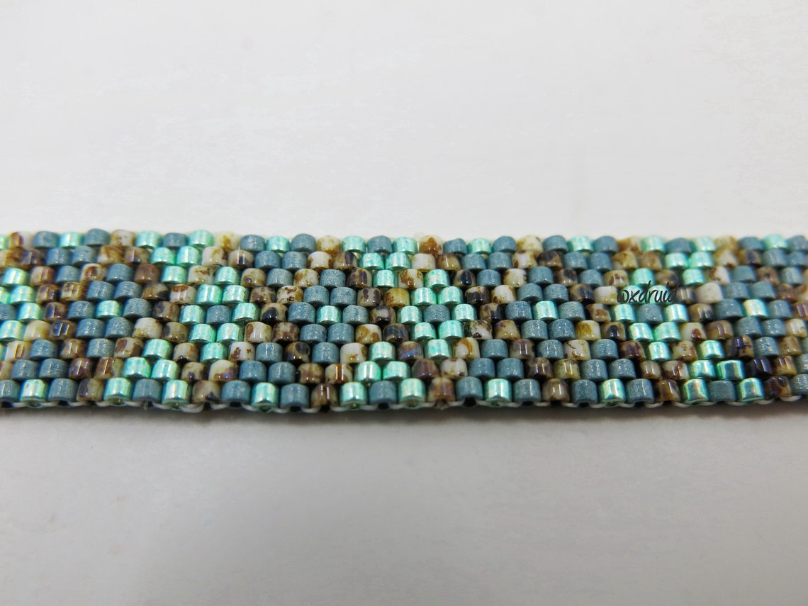 Pebbled Path : Odd Count Peyote Stitch Pattern, PDF Download, Single ...