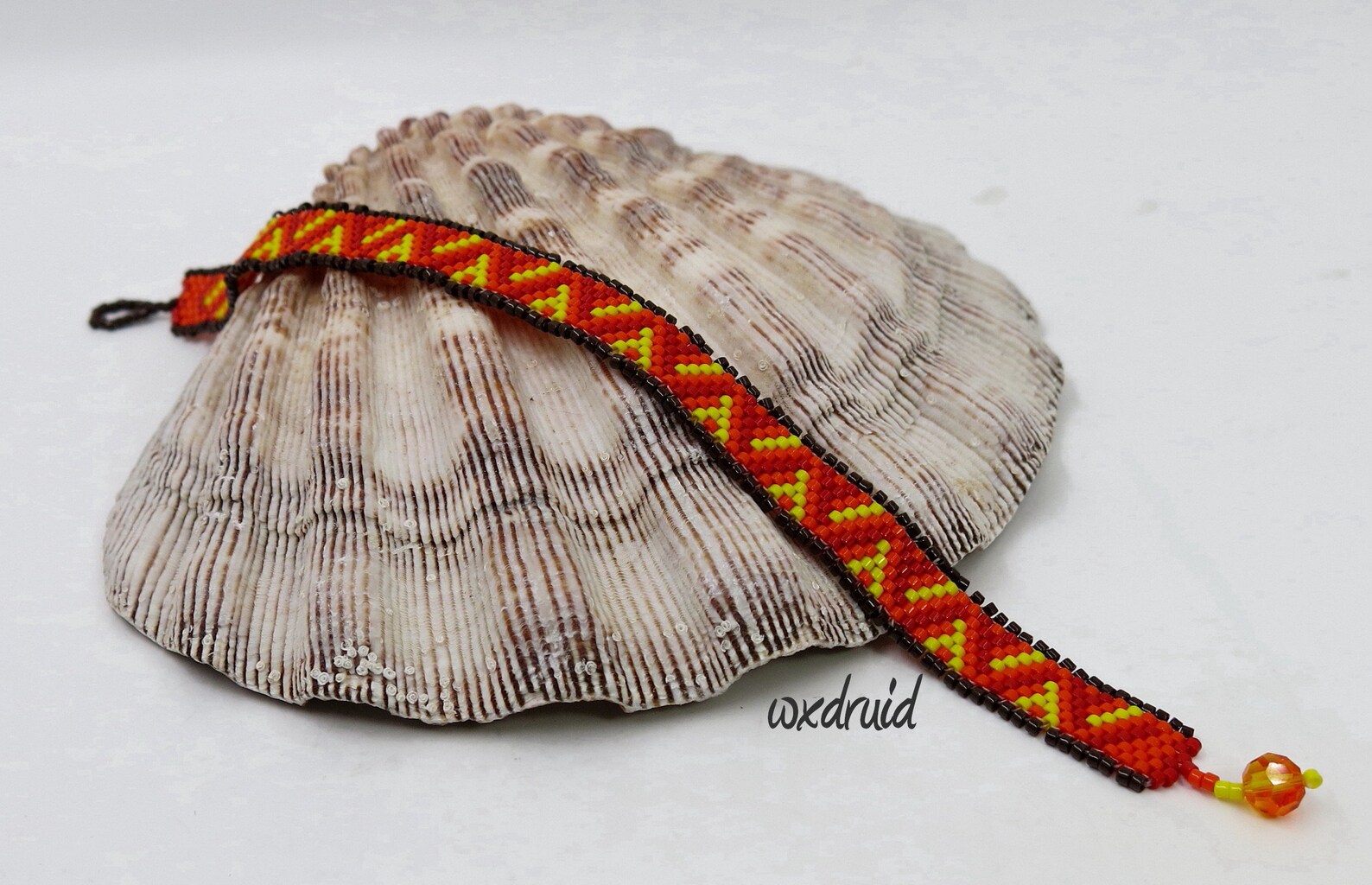 Fire : Even Count Peyote Stitch Pattern, PDF Download, Single Drop ...