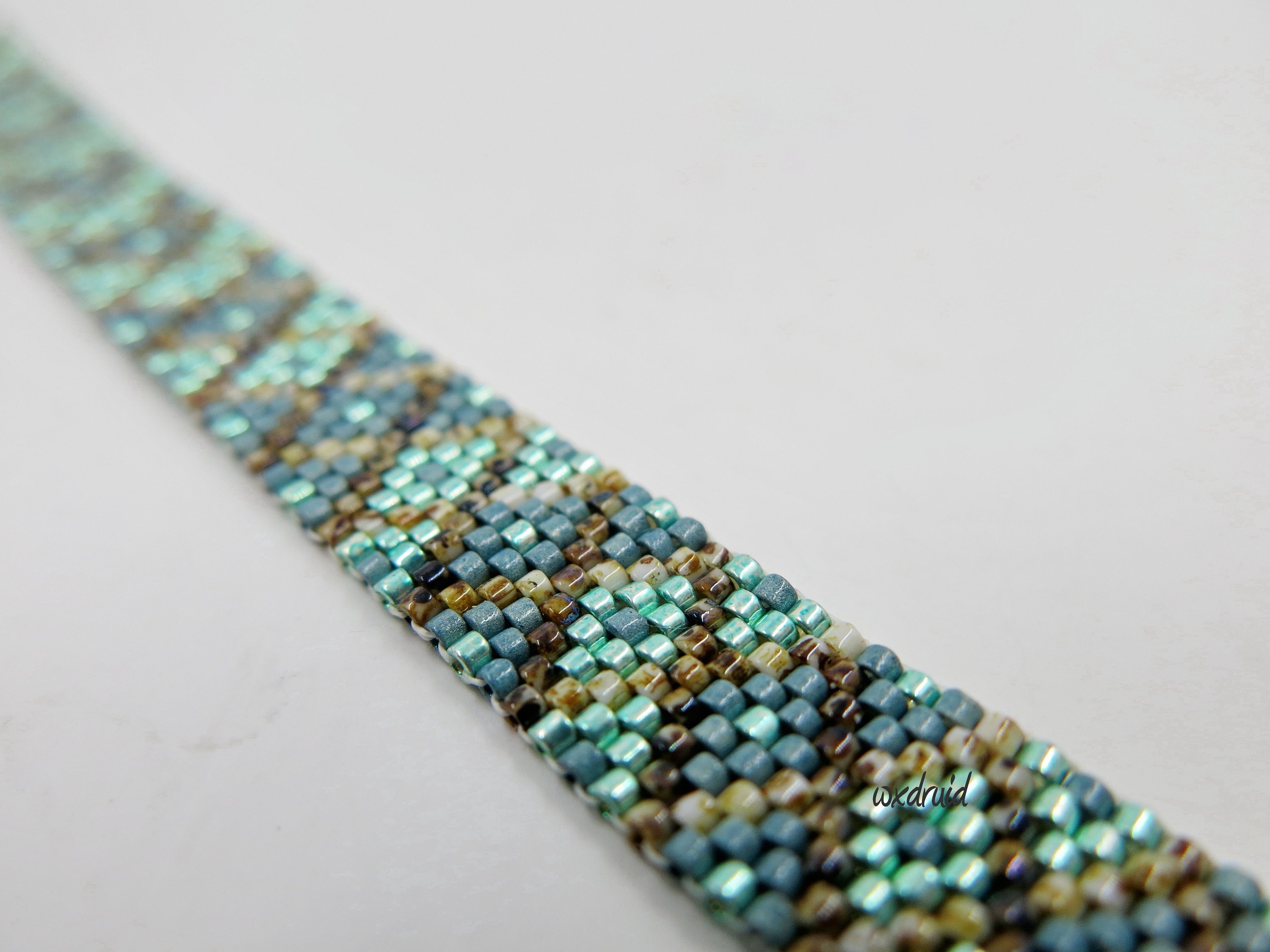 Pebbled Path : Odd Count Peyote Stitch Pattern, PDF Download, Single ...