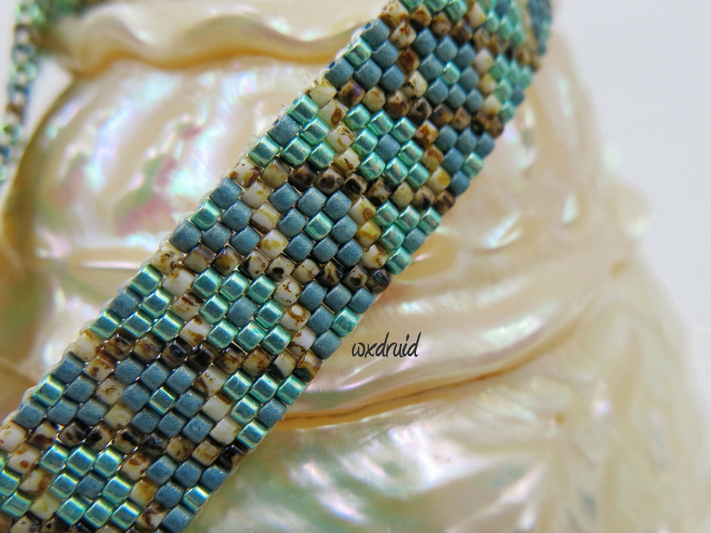 Pebbled Path : Odd Count Peyote Stitch Pattern, PDF Download, Single ...