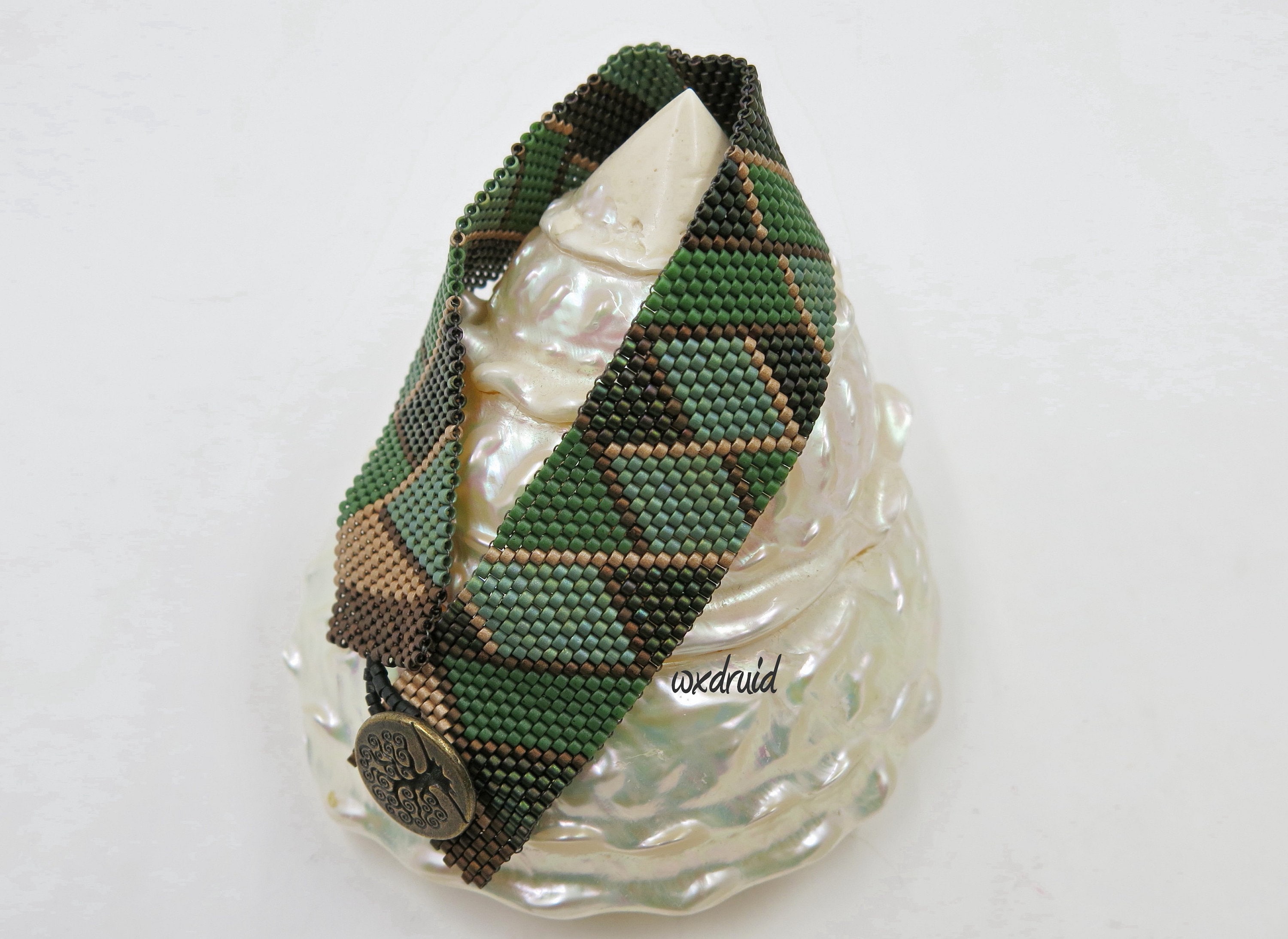 Forest Canopy : Even Count Peyote Stitch Pattern, PDF Download, Single ...