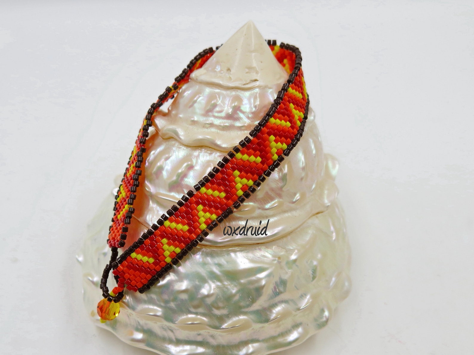 Fire : Even Count Peyote Stitch Pattern, PDF Download, Single Drop ...