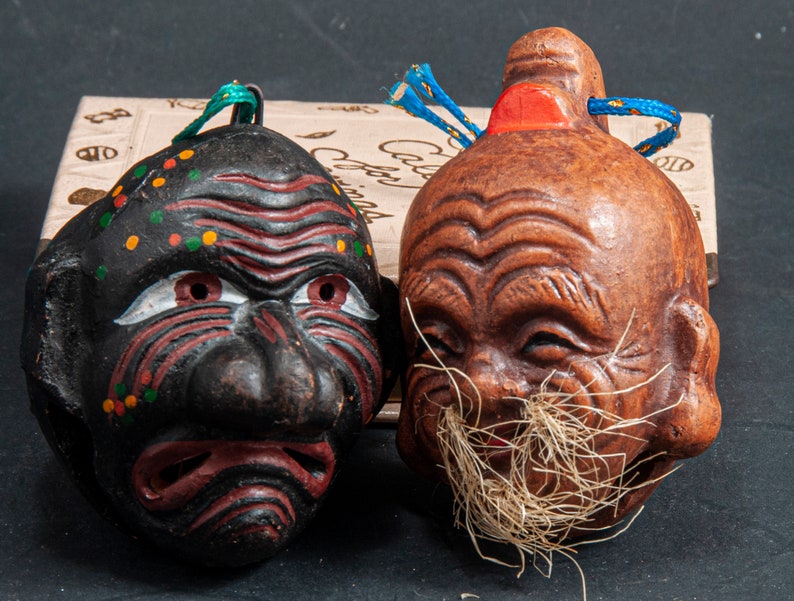 Vintage Chinese Dorei Set. Ogre and Happy God. | Etsy