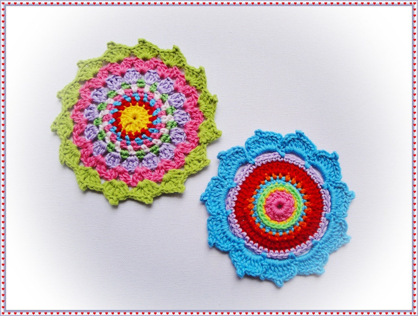 Rosette Crochet Pattern Couple - Etsy