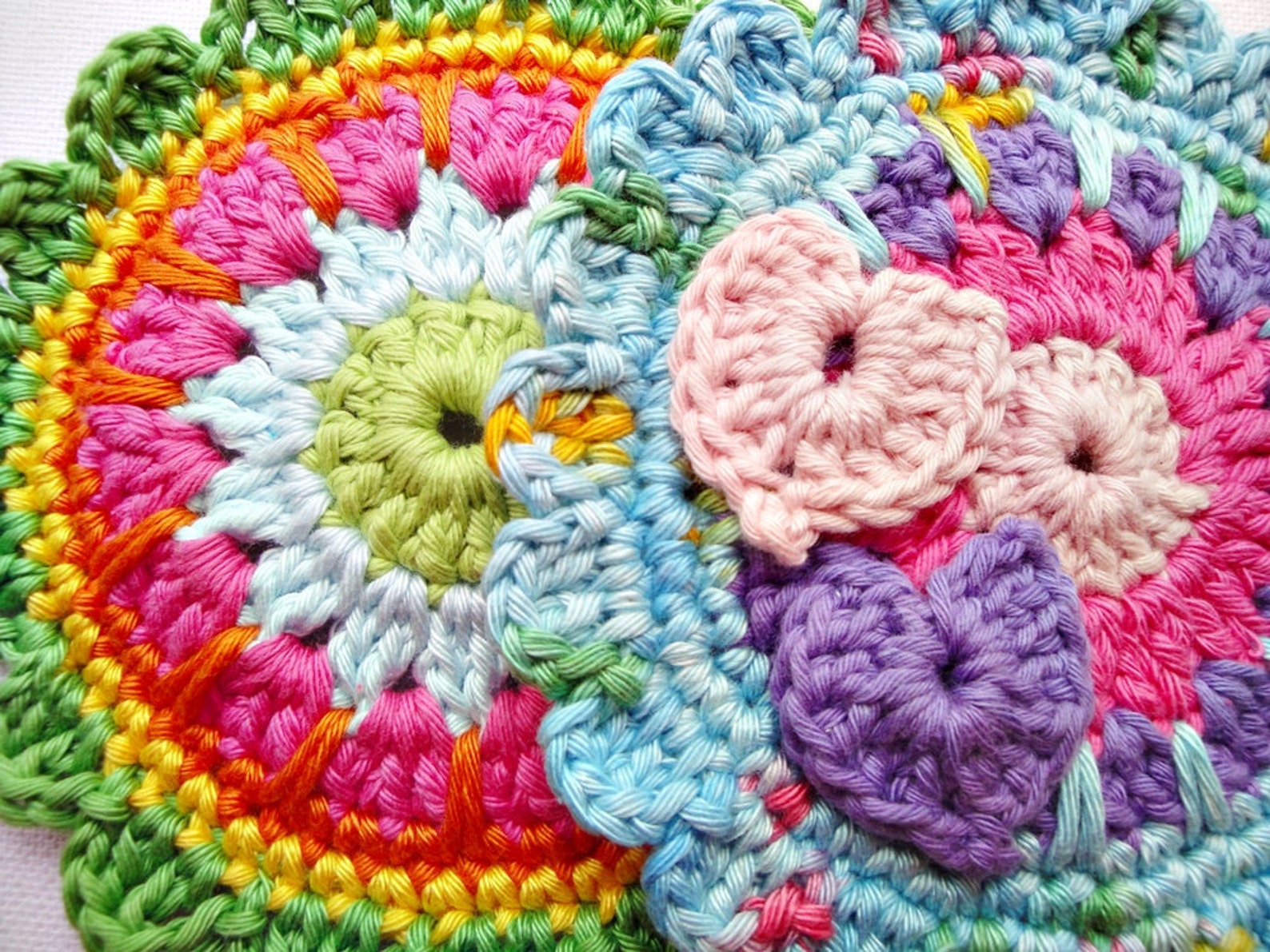 Colorful Medallion Crochet Pattern - Etsy