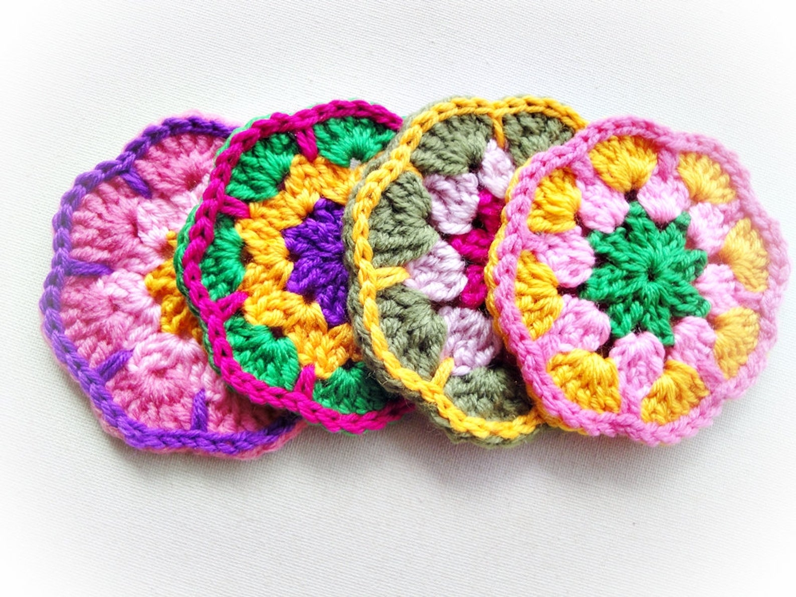 African Coasters Crochet Pattern - Etsy