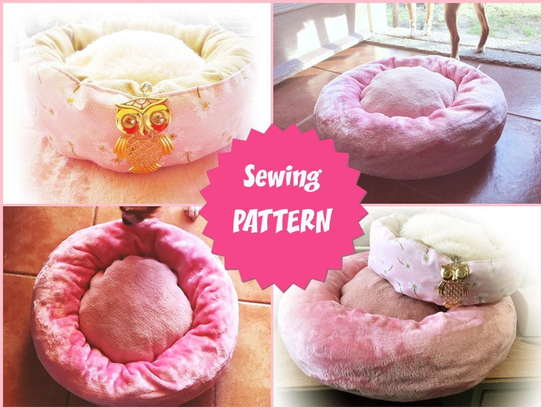 Allegra Dog Bed Sewing Pattern and Offer- Sizes 16, 20,24,28,32 Inches ...