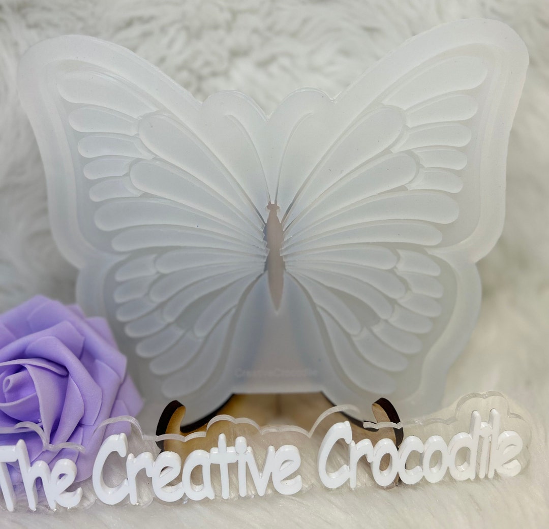 Large Butterfly Coaster Mold, Butterfly Mold, Coaster Mold, Insect Mold ...